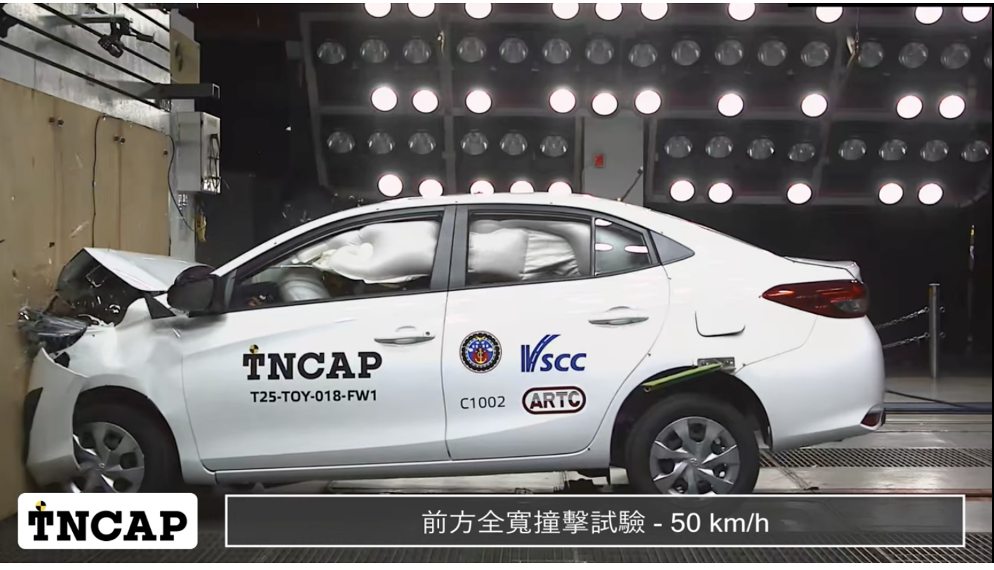 TNCAP 2025 第二季新車安全測試結果公佈，NISSAN SENTRA 獲得五顆星、TOYOTA VIOS 獲得三顆星 - CarStuff 人車事